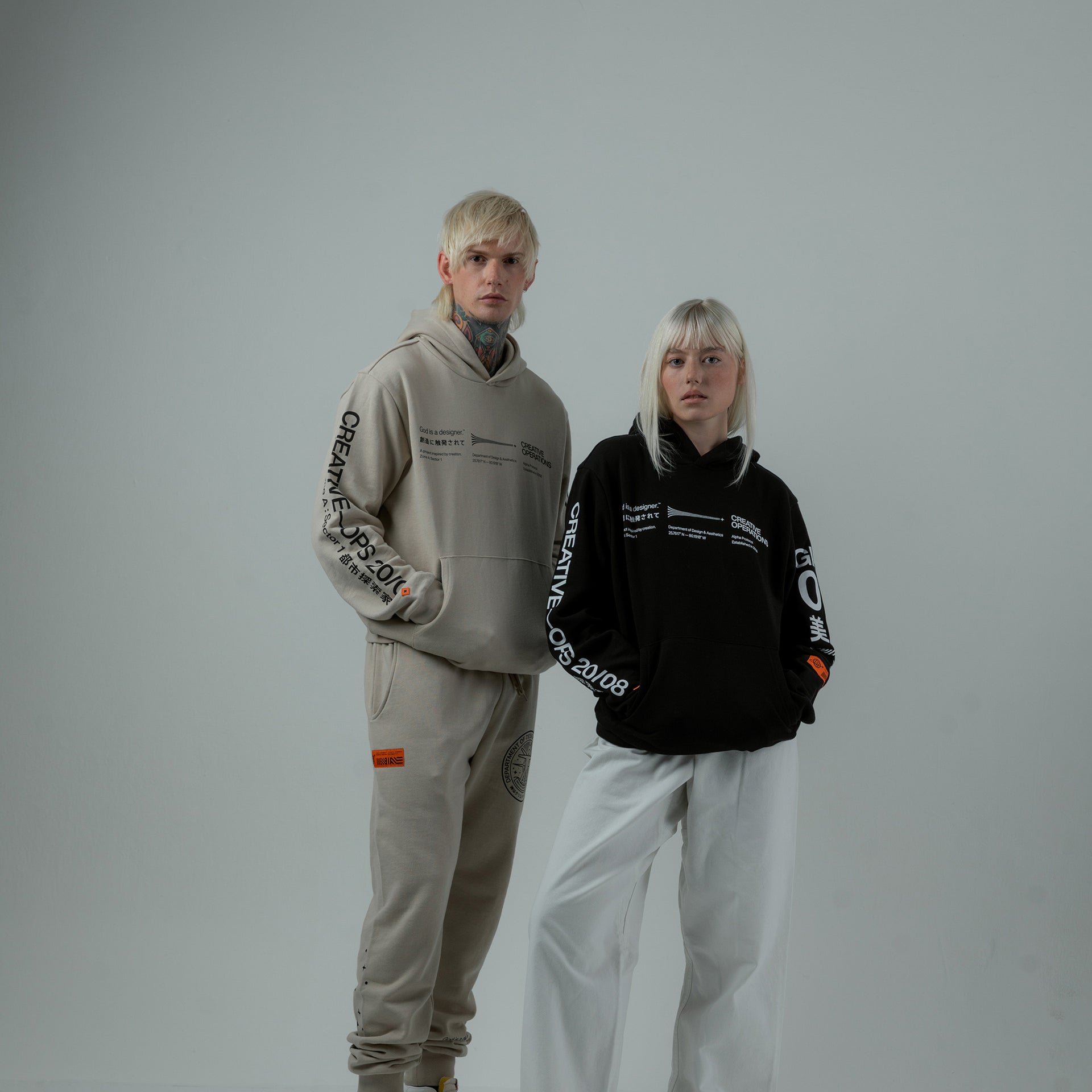 Creative Operations Hooded Pullover V2 [Black] – God is a designer.®