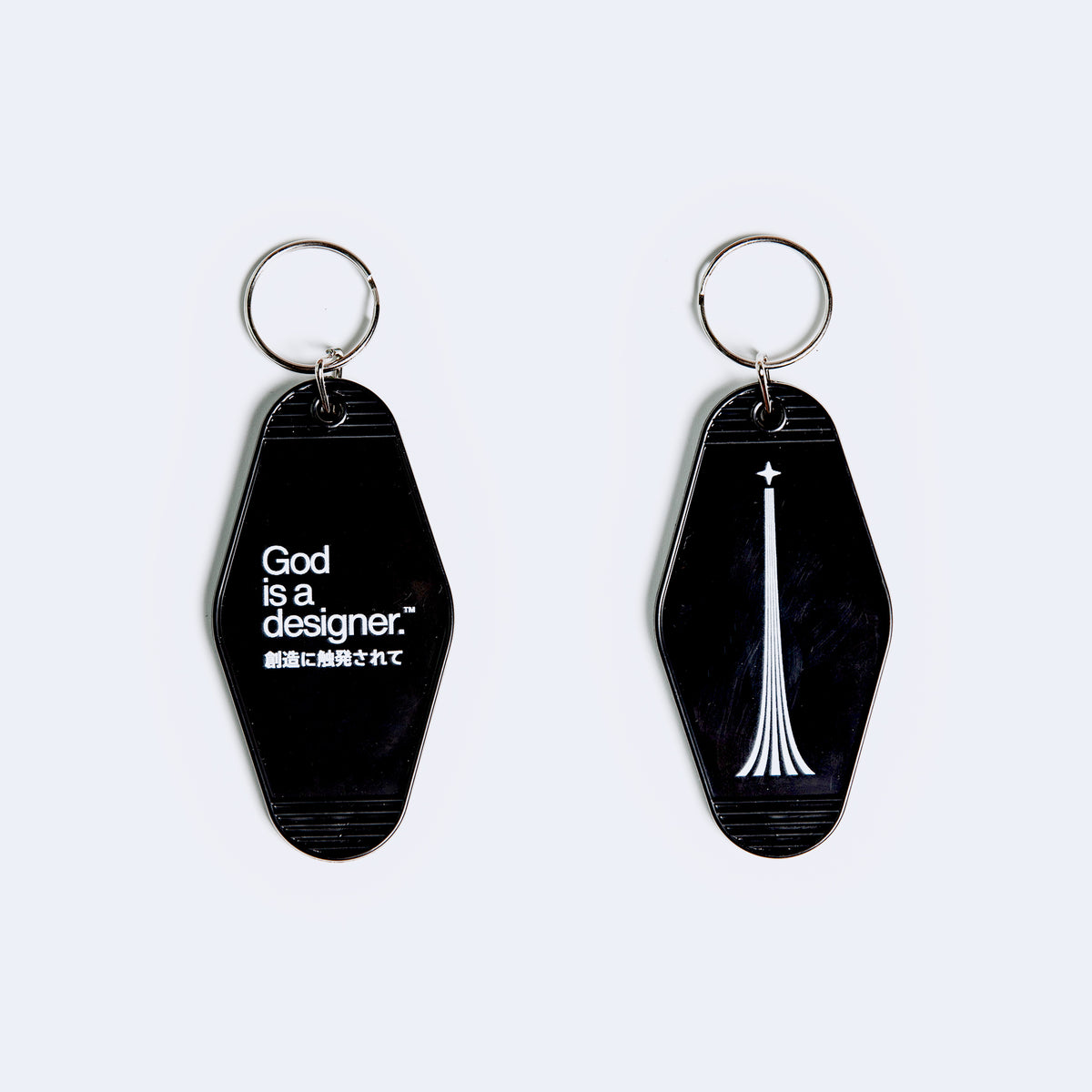 GIAD™ Classic Key Access Tag [Black] – God is a designer.®