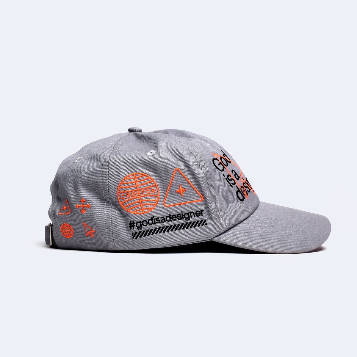 GIAD Graphical System 6-panel Cap – God is a designer.®